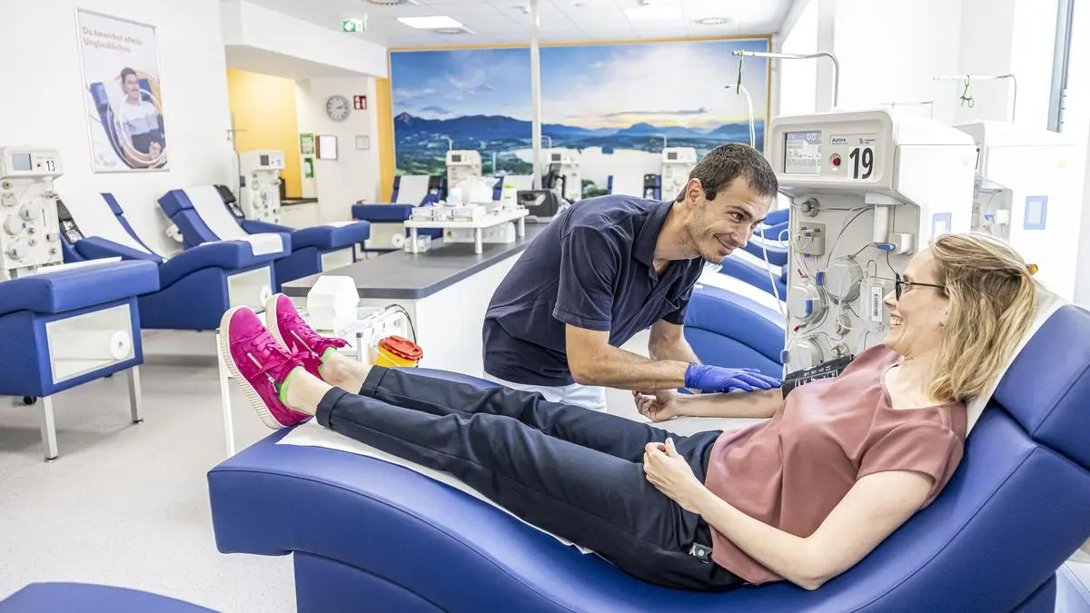 Neueröffnung: Plasmaspendezentrum eröffnet in Villach